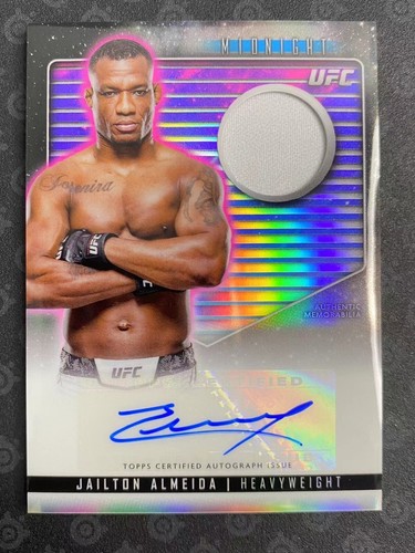 2024 TOPPS MIDNIGHT UFC PATCH AUTO JAILTON ALMEIDA | eBay