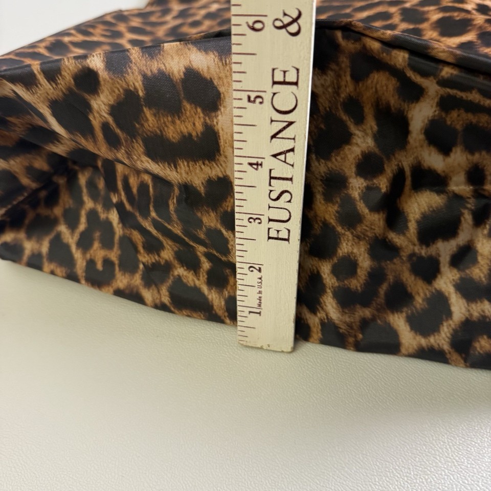 Joy Mangano XL Tote Bag, Brown Leopard Print | eBay