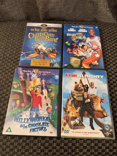 14 x Children’s Family DVD Bundle Incl Shrek Willy Wonka Narnia Space ...