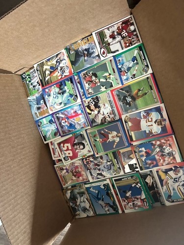 Massive 17 lb+ 4000+ Bulk Lot of Variety Brands Unsorted Football Cards ...