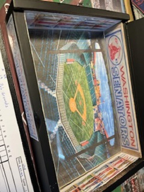 Vintage D.C. Griffith Stadium Cigar Box Baseball Stadium! APBA/Strat-O ...