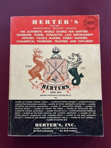 vintage 1967 Herter's catalog hunting, fishing and outdoor supplies ...