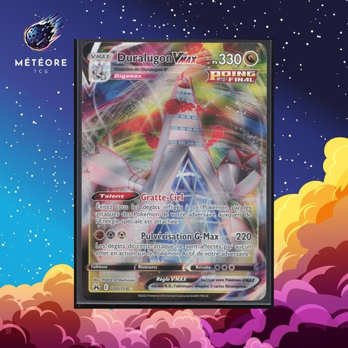 Carte Pokémon Duralugon Vmax 104/159 Épée & Bouclier Zenith Suprême ...