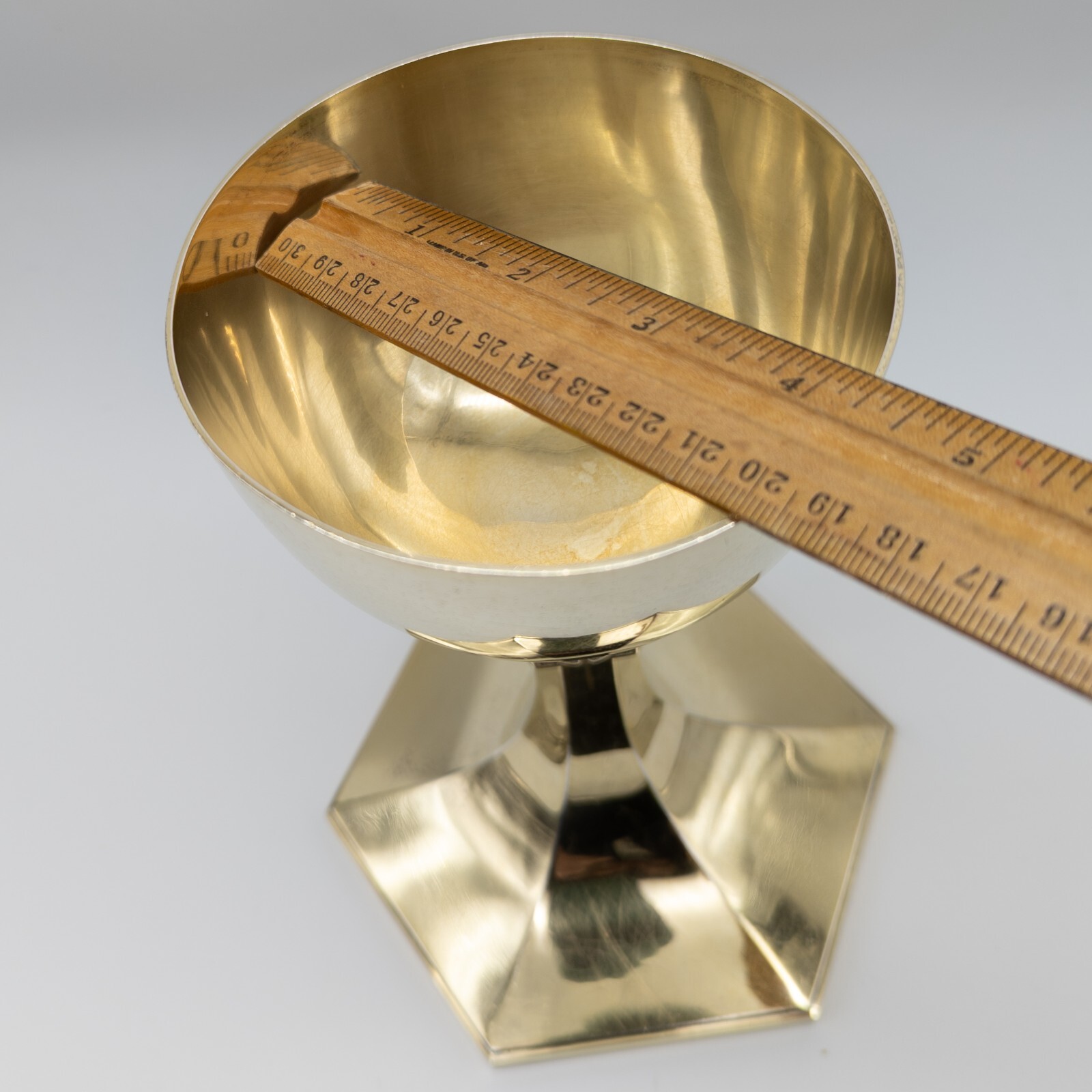 Vtg 1940s Piana Sterling Silver Chalice & Paten Catholic Sacrament Cup ...