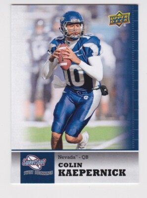 2011 UD Sweet Spot RC Rookie #49 Colin Kaipernick RC Nevada Wolf Pack ...