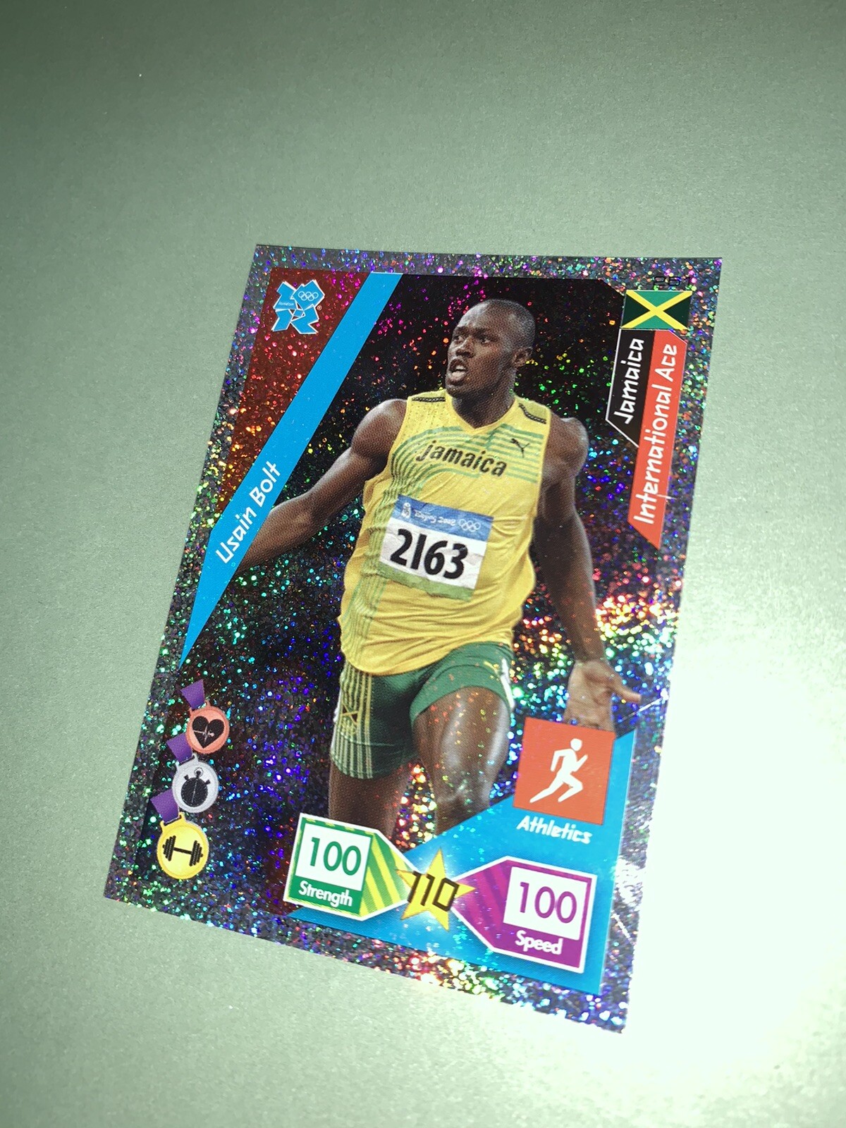 RARE 251 Usain Bolt Panini Adrenalyn XL Trading Card Game London 2012 ...