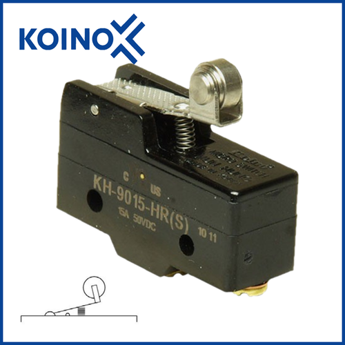 x5Pack NEW GENUINE KOINO Short Hinge Roller Lever Micro Switch KH-9015 ...