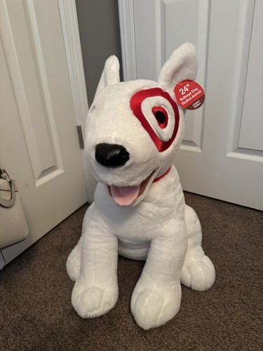 Target 2024 Holiday Limited Edition 24" HUGE Bullseye Dog Stuffed ...