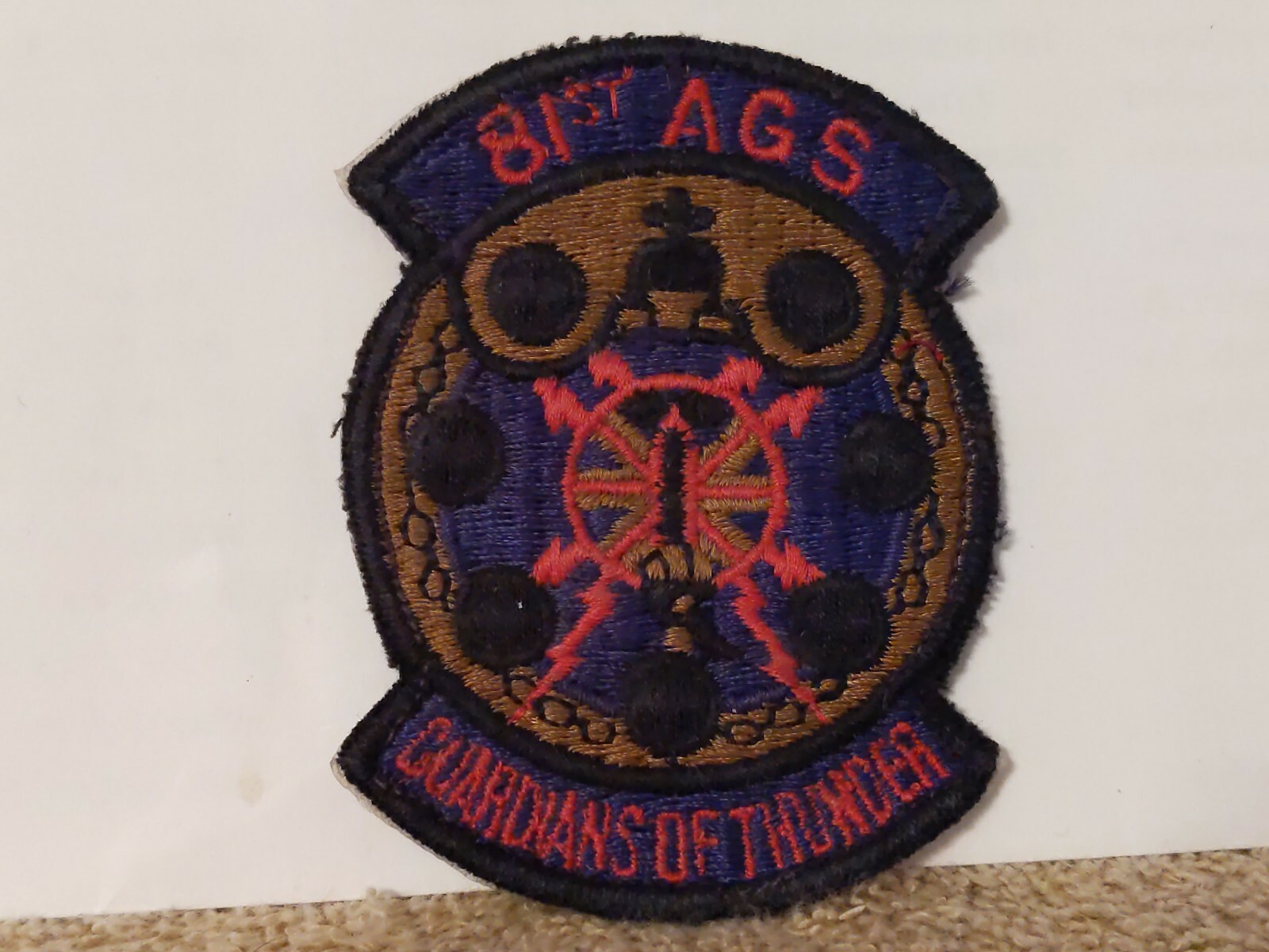 USAF 81st Aircraft Generation Squadron Patch 3 x 2 inches ver. 1 | eBay