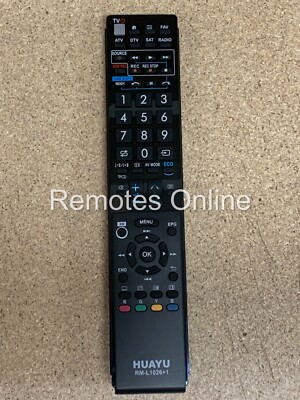 Sharp Aquos Replacement TV Remote Control Model GA825WJSA, GA841WJSA ...