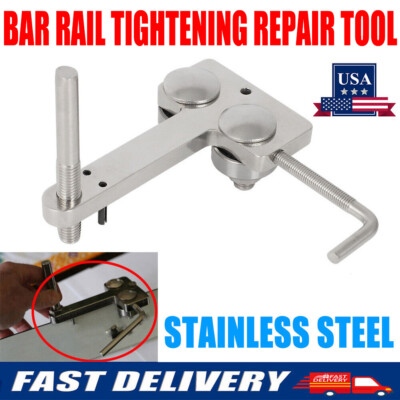Stainless Steel - Chainsaw Bar Rail Closer Rail Tightening Repair Tool ...