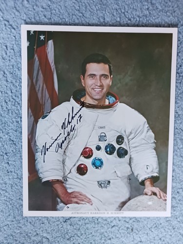 HARRISON SCHMITT (APOLLO 17) PERSONALLY AUTOGRAPHED 8X10 NASA LITHO | eBay