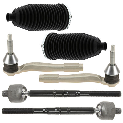 Lemforder 6pc Inner Outer Steering Tie Rod End Boot Kit For A238 C257 ...