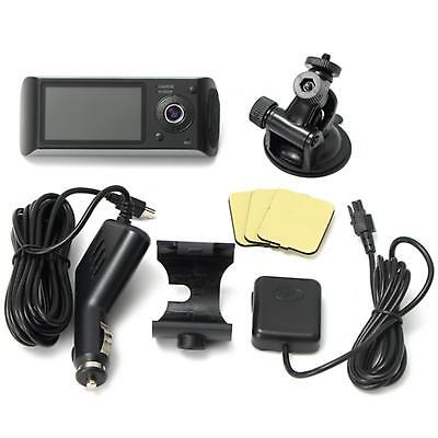 DVR Video GPS Car Logger Vehicle Recorder Dash Cam G-Sensor Dual Len ...