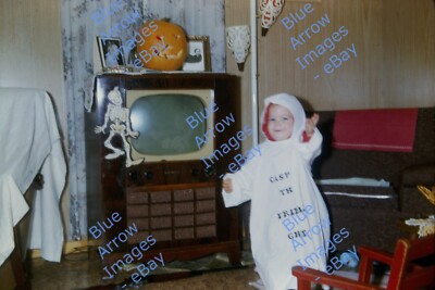 1964 35mm Slide Halloween Costume Casper the Friendly Ghost Toddler ...