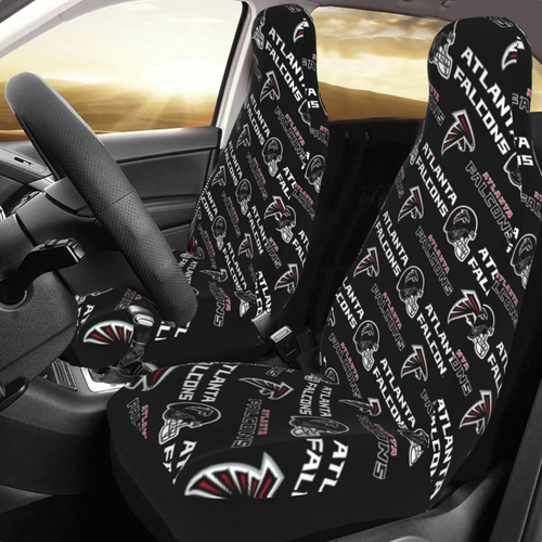 2pcs Car Seat Covers Universal Atlanta Falcons Car Front Rear ...