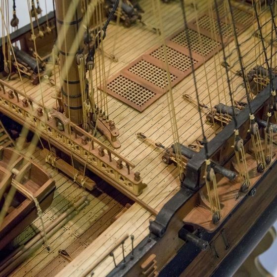 USS Bonhomme Richard Scale 1/48 58" Pear+Boxwood Version Wood Model ...