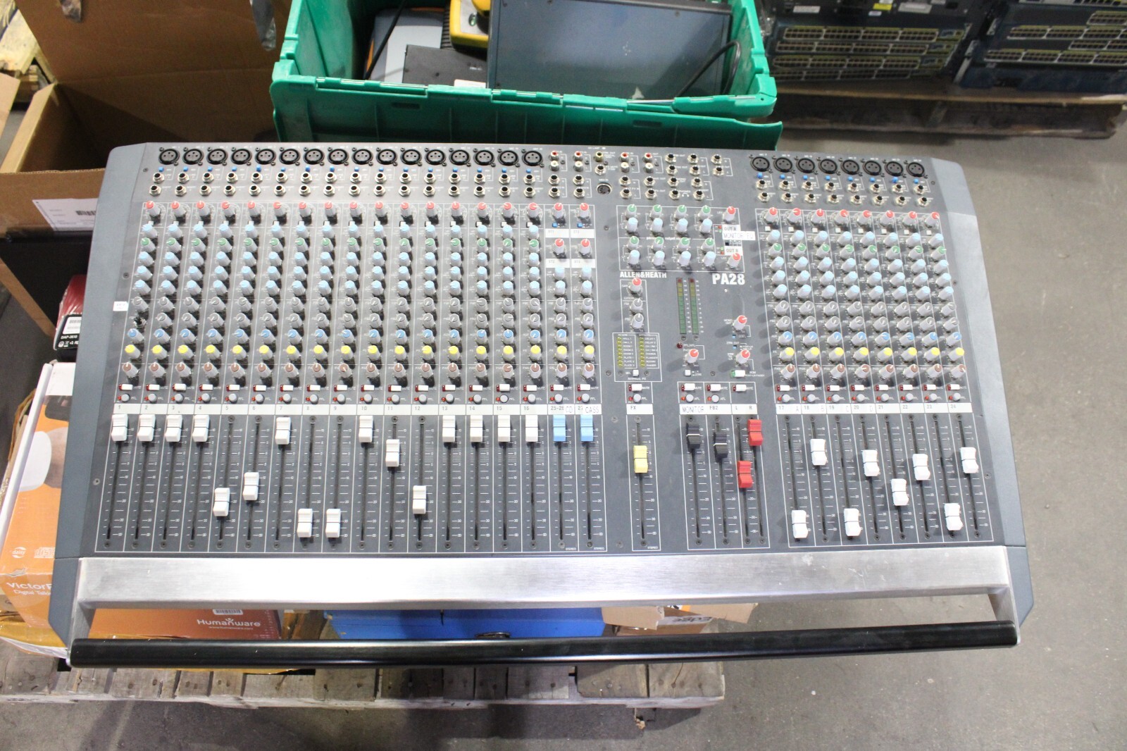 ALLEN & HEATH PA28 Recording Power Mixer Control Board No AC Adapter ...