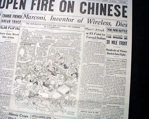 MARCHESE GUGLIELMO MARCONI Wireless Radio Telegraphy Invent DEATH 1937 ...