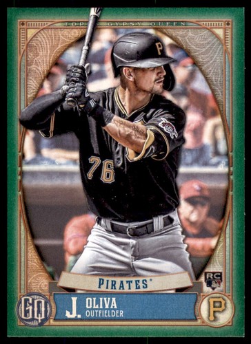 JARED OLIVA 2021 Topps Gypsy Queen Rookie Green Border Parallel Card RC ...