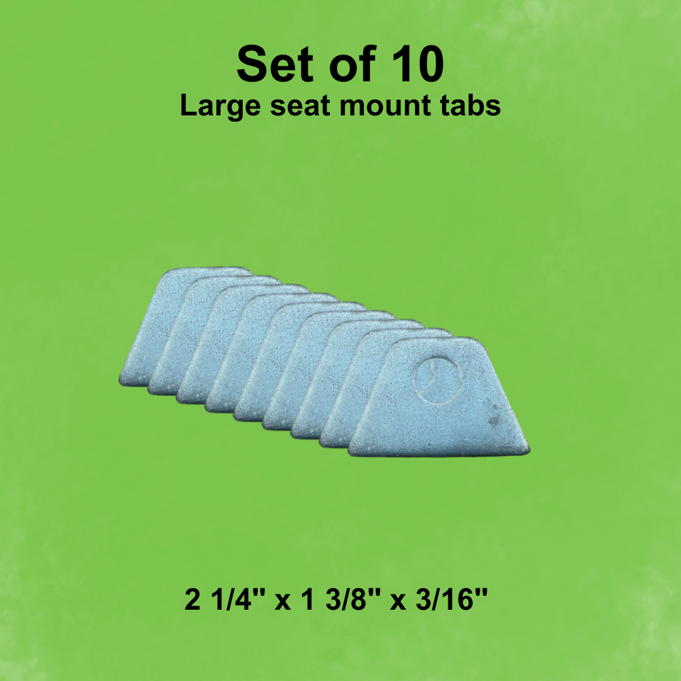 Weld on Tabs and mounts, -Pack of 50 Thick 3/16" Steel Tabs, Chassis ...