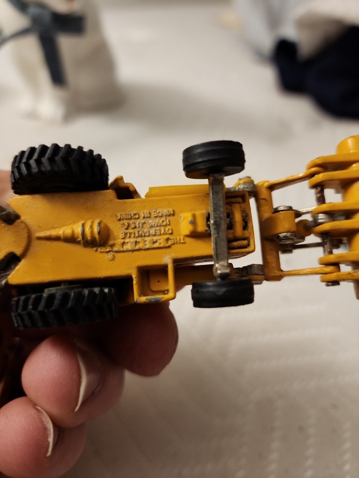antique vintage john deere metal backhoe tractor toy | eBay