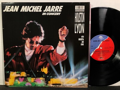 JEAN MICHEL JARRE In Concert HOUSTON LYON LP DREYFUS POLYDOR 1987 ...
