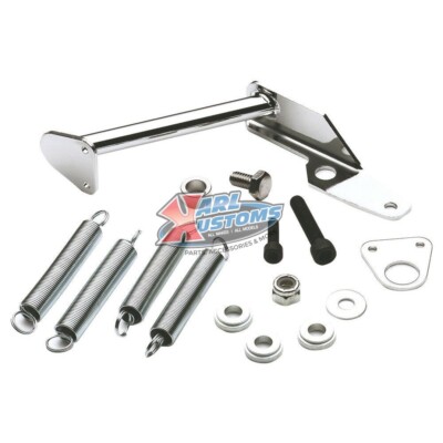 Chrome Carburetor Mount Throttle Return Spring Kit For Holley 2300 4150 ...