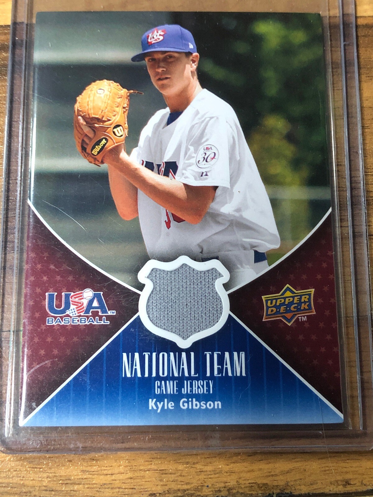 Kyle Gibson 2009 Upper Deck USA National Team Jerseys #USA-KG Minnesota ...