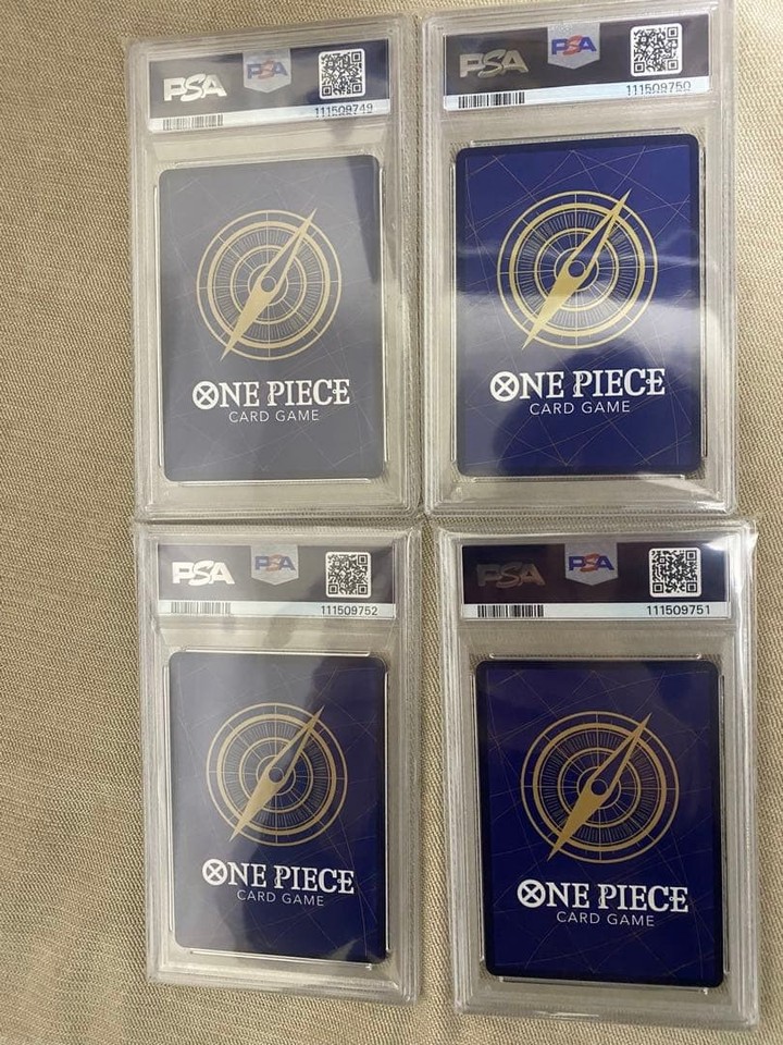 PSA 10 2023 One Piece Wanted Art 4 Card OP-03 Japanese Holo Luffy Kaido ...