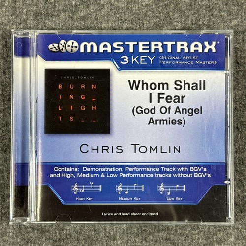 Chris Tomlin Whom Shall I Fear God of Angel Armies CD Mastertrax Accomp ...