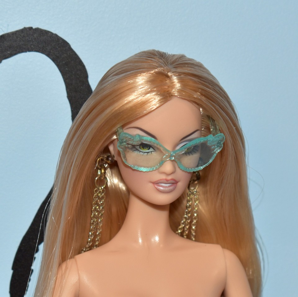 Barbie Teal Blue Green Deco Sunglasses Shades Sun Glasses Fashion ...
