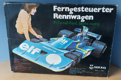 NIKKO - Tyrell 6-wheeled P34 Formula 1 RC Battery driven - Made in ...
