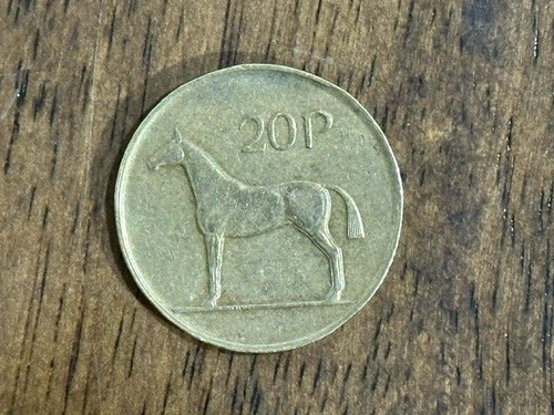 1986 IRELAND 20P coin Showing a Horse | eBay