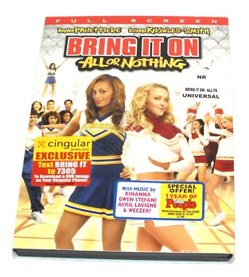 Bring It On DVD All Or Nothing Cheerleader Movie Film 2006 Hayden ...