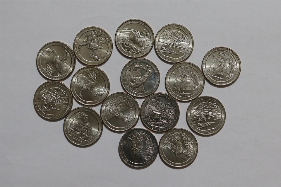 USA QUARTERS FROM 2014 COLLECTION B49 #1033 | eBay UK
