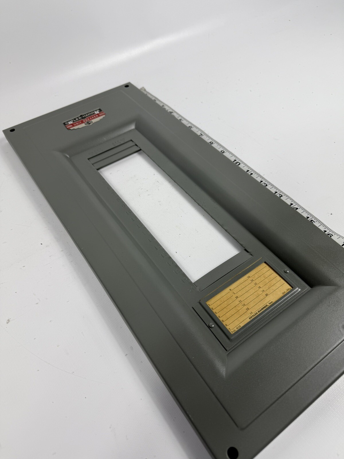 Square D Cutler Hammer XO Circuit Breaker Panel Cover Dead front Cover ...