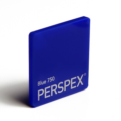 Perspex® Blue 750 Cast Acrylic Plastic Sheet Panel / Multi-packs / A5 ...
