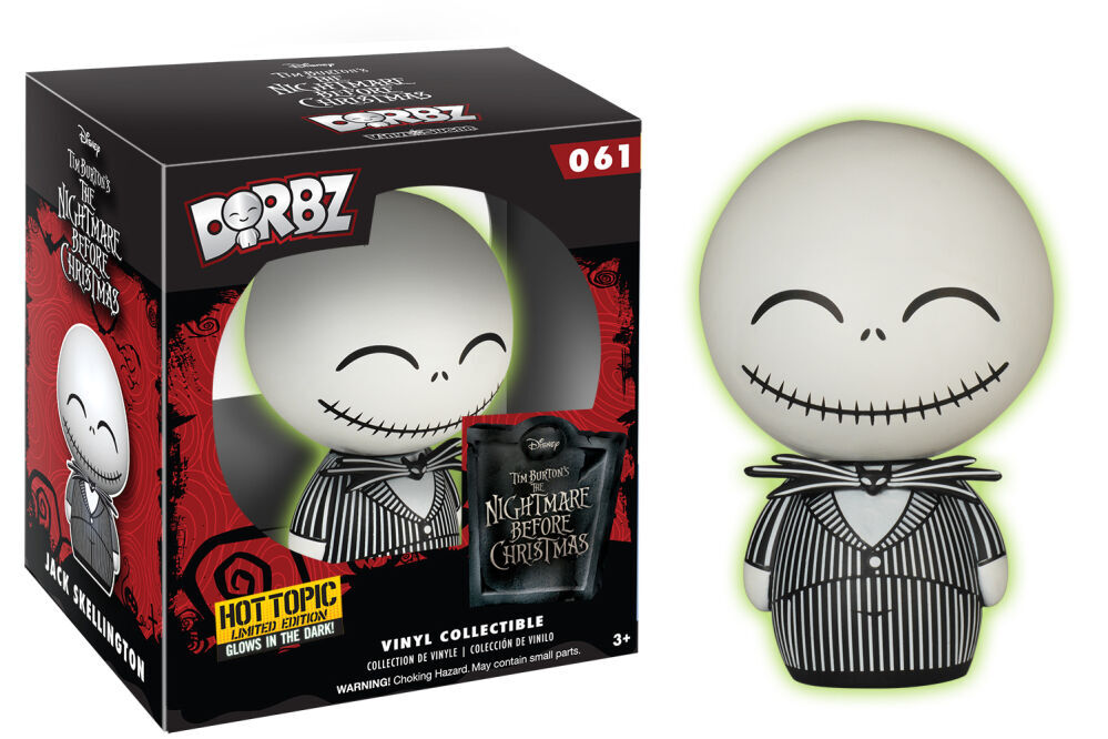 Funko Dorbz: Disney - Jack Skellington - (Glow) - Hot Topic (Exclusive ...