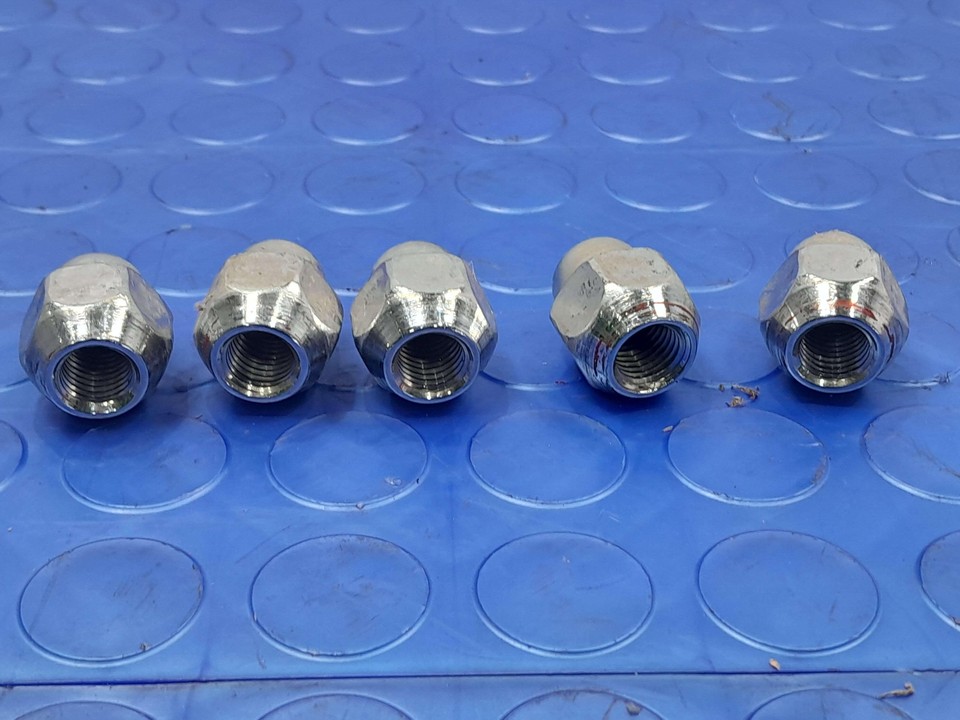 Hyundai Alloy Wheel Lug Nuts Set of 5 Ioniq Veloster Santa Fe OEM ...