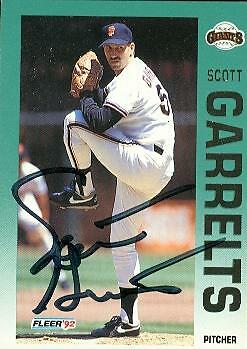 Scott Garrelts autographed Baseball Card (San Francisco Giants) 1992 ...