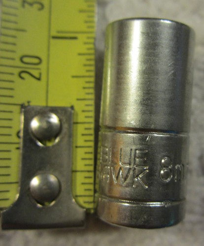 8 mm blue hawk socket,1/4" drive,6 point tool VTG | eBay
