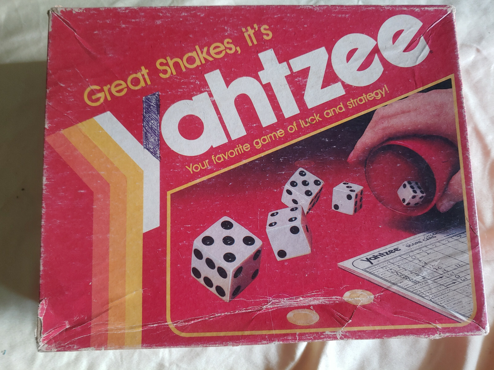 Parker Brothers 1982 Yahtzee Rolling Dice Exciting Game of Skill ...