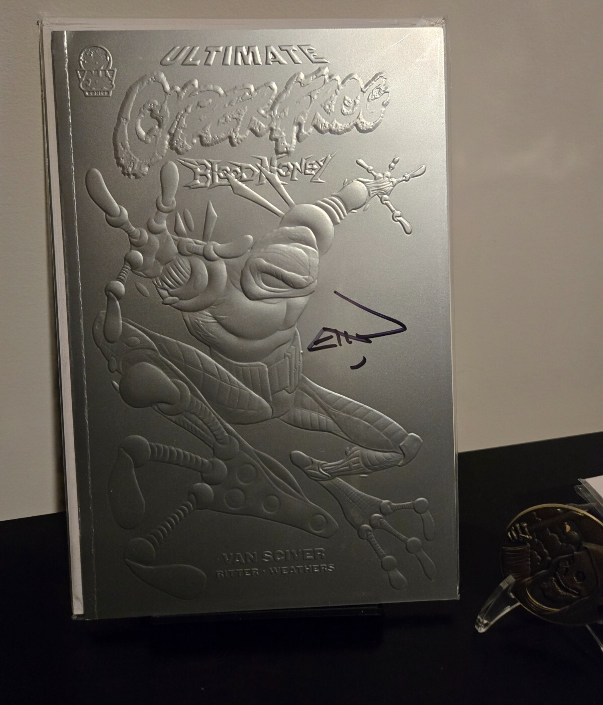 ALL CAPS ULTIMATE CYBERFROG: BLOOD HONEY SILVER COVER ETHAN VAN SCIVER ...