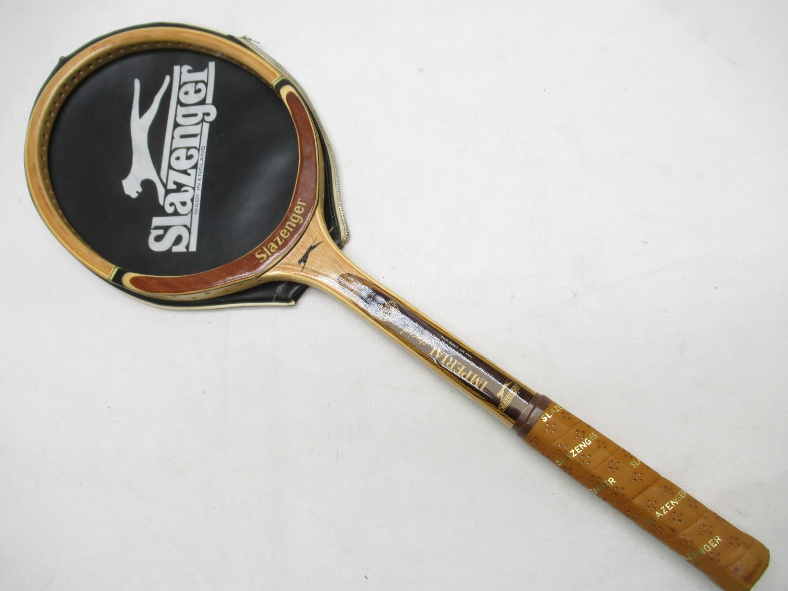*NOS* ANTIQUE SLAZENGER "IMPERIAL SPECIAL" TENNIS RACQUET. MADE IN ...