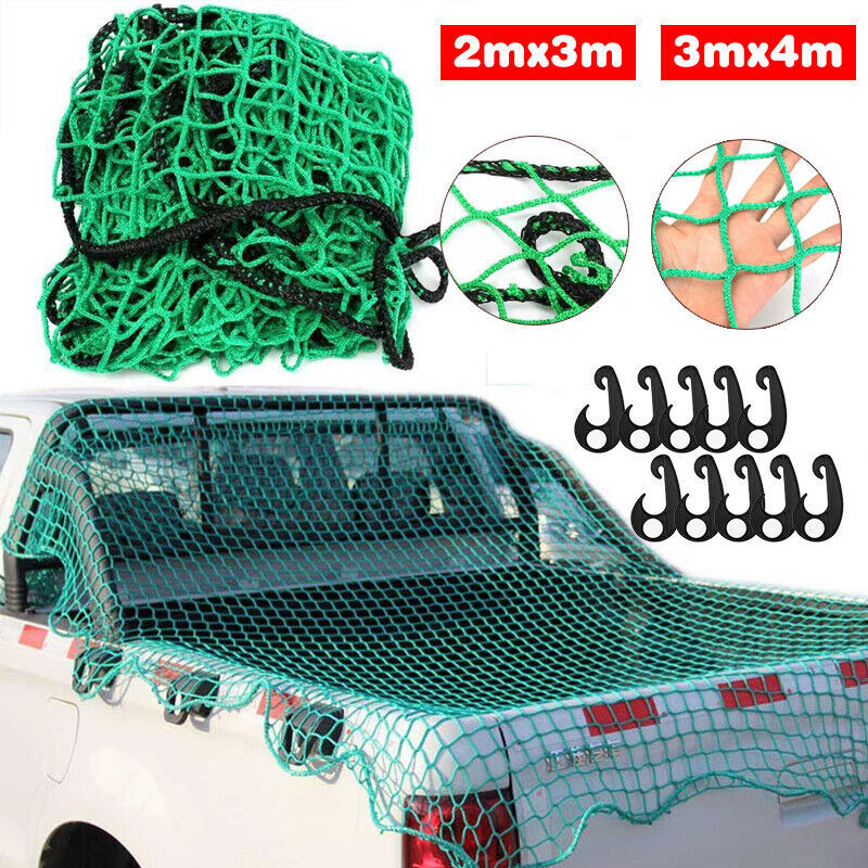 4M x 3M Heavy Duty Cargo Net Trailer Nets Truck Protector Mesh Safety ...