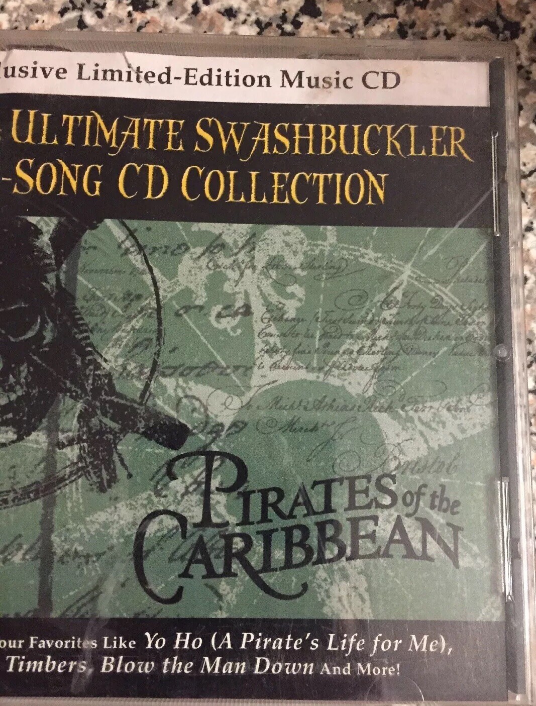 Disney's Ultimate Swashbuckler CD Pirates of the Caribbean Promo Not ...