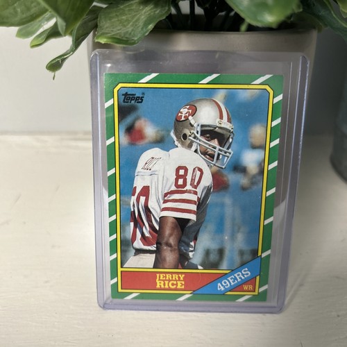 1986 topps jerry rice rookie card #161 | eBay