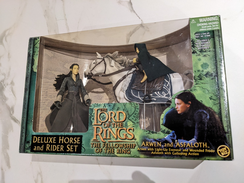 Boxed & sealed The Lord of the Rings Deluxe Horse & Rider Set Arwen and ...