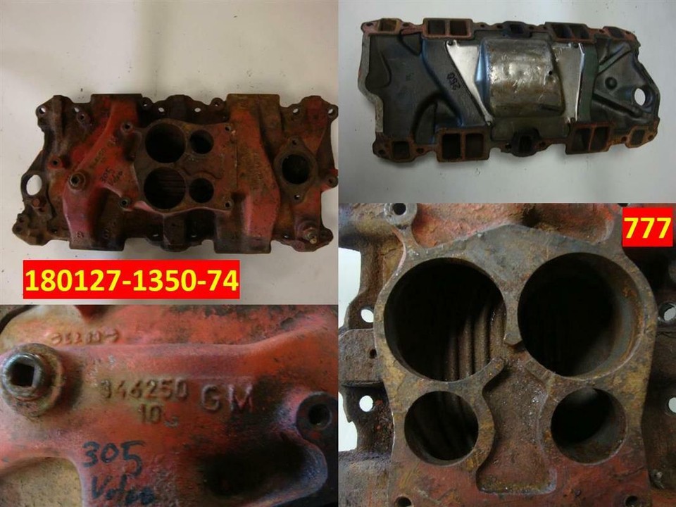 346250 Intake Manifold fits GM V8 SBC Volvo/OMC/Mercruiser | eBay